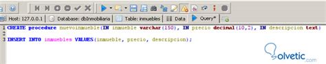 Procedimientos Almacenador Con Parámetros Desde Php Solvetic
