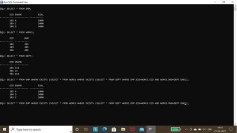 Sql Commands Queries Part 4 Youtube