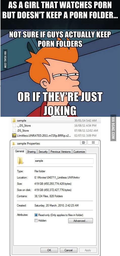 To The Girl About Porn Folders 9GAG