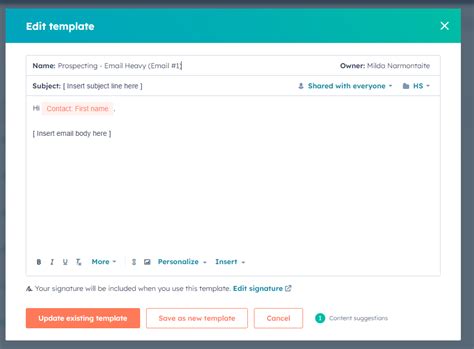 Solved Hubspot Community Every Sequence Email Made Into A Template Hubspot Community