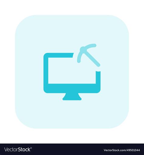 Data Mining Or Extracting From Desktop Royalty Free Vector