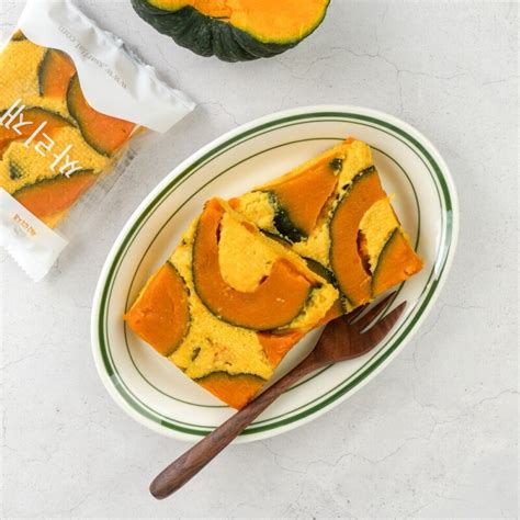 싸리재 단호박 설기 [통단호박버무리 100g 8봉지] 단호박떡 호박떡 참거래농민장터