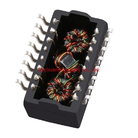 10 100 Base T Single Port Network Ethernet Gigabit 16pin Lan Magnetic Modules Filters H1102nl