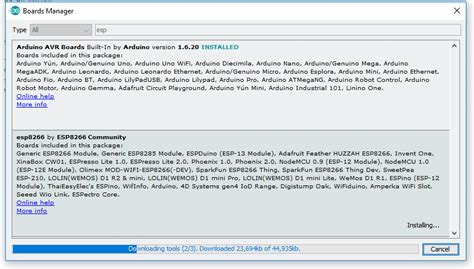 nodemcu with arduino ide setup nerdyelectronics