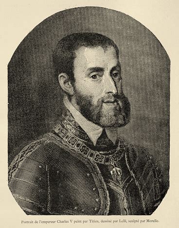 Vetores De Retrato De Carlos V Sacro Imperador Romanogermânico Do