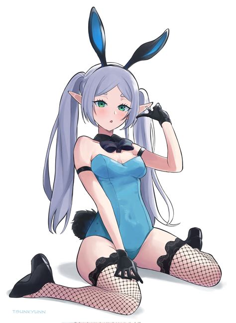 Tsunkyunn Frieren Sousou No Frieren Highres 1girl Animal Ears