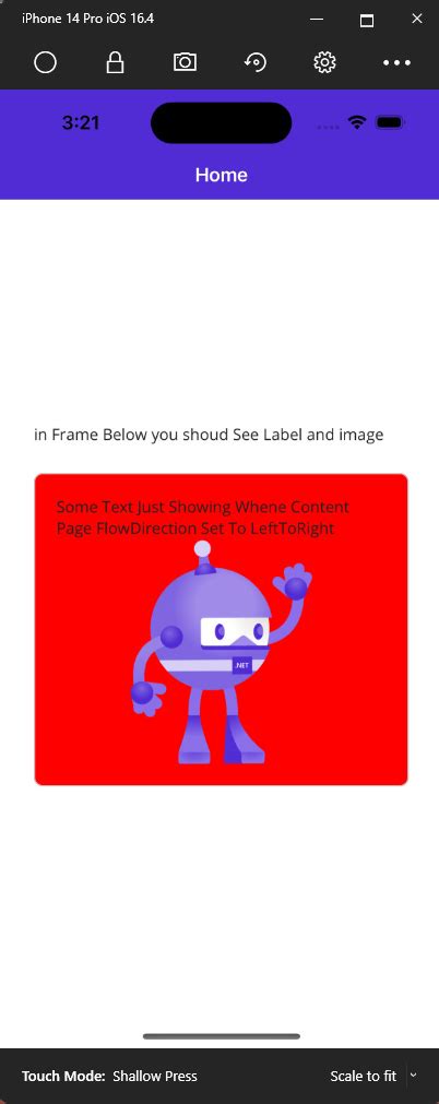 Ios Controllers Do Not Appear On Contentpage Set Flowdirection Right