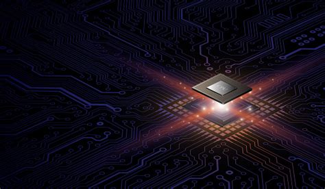 Chip Cpu Pada Motherboard Konsep Cpu Prosesor Komputer Pusat Konsep Database Pemrosesan Data