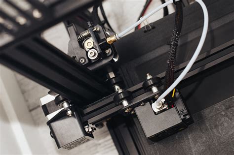 3d 프린터 근접 촬영 압출기라고하는 3d 프린터의 일부입니다 공학에 대한 스톡 사진 및 기타 이미지 공학 과학 디자인 Istock