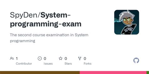 Github Spydensystem Programming Exam The Second Course Examination