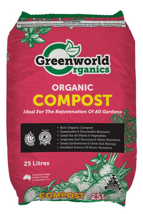 Greenworld Organic Compost 25l Rocky Point Growing Confidence