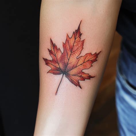 Japanese Leaf Tattoo