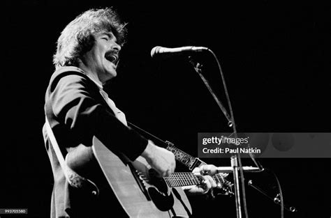 Musician John Prine Performs On Stage At Cahn Auditorium In Evanston