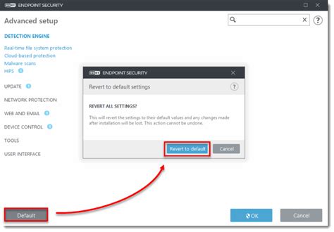 KB Restore Default Settings In ESET Endpoint Antivirus Or ESET Endpoint Security