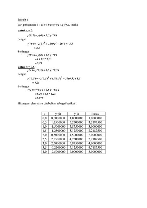 Metode Euler Pdf