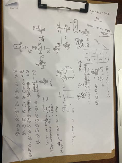 백준 14499 주사위 굴리기