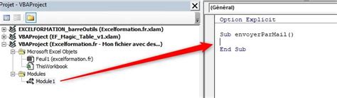 Comment Envoyer La Sélection Par Mail En 1 Clic Avec Vba Sur Excel