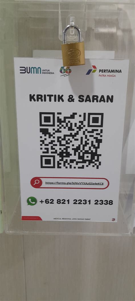 Jual Pembuatan Qr Code Kotak Saran Padi Umkm