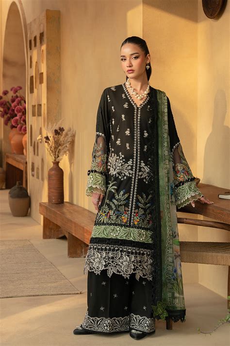 Saira Rizwan Embroidered Luxury Lawn Unstitched 3pc Suit Srl25 07 Mary