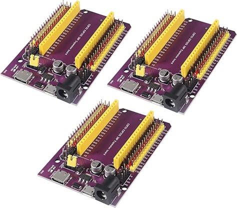 Aitrip 3pcs 38pins Esp32 Development Board Type Cmicro Usb Cp2102 Wifibluetooth