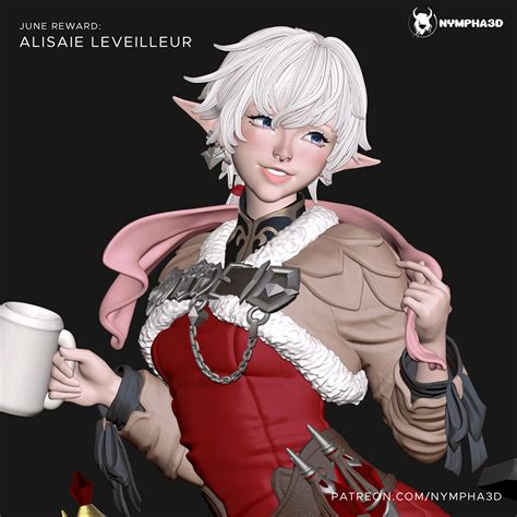 🗿 Alisaie Leveilleur Final Fantasy Xiv ・ 3d File For 3d Printing・cults