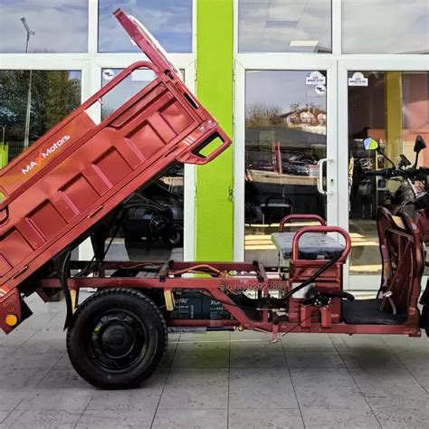 Електрическа Селскостопанска Триколка Heavy Cargo 2000w Red Електрически скутери тротине