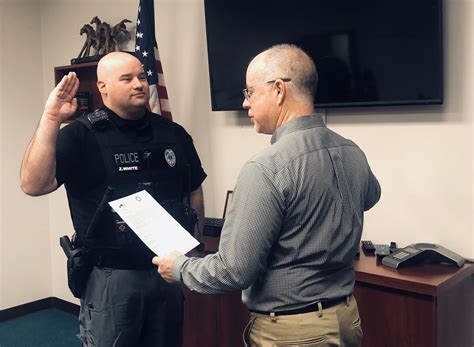 Calvert City Police Department Welcomes Officer Zane White — City Of Calvert
