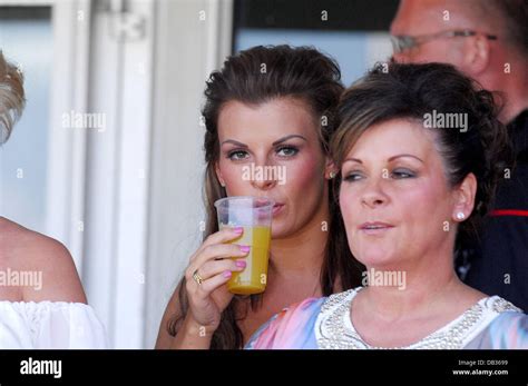 Coleen Rooney And Mother Colette Mclaughlin John Smith Grand National Event At Aintree