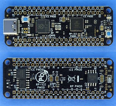 Pico Ice Board Combines Raspberry Pi RP2040 MCU With Lattice ICE40