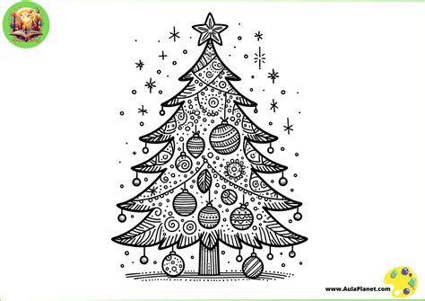 Arbol De Navidad Para Colorear Dibujos Sin Colorear Dibujos De