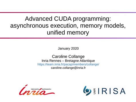 Pdf Advanced Cuda Programming Asynchronous Execution Advanced Cuda Programming