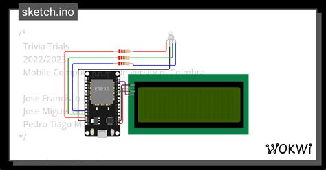 trivia trials copy wokwi esp32 stm32 arduino simulator