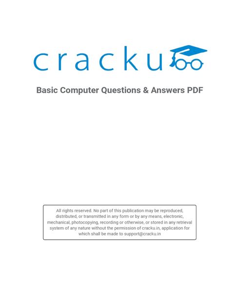 Basic Computer Questions And Answers Pdf Pdf Computer Network Internet