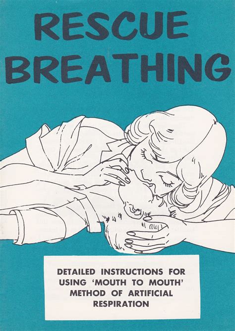 Vintage Gm Pamphlet Rescue Breathing Detailed Instructions For Usin