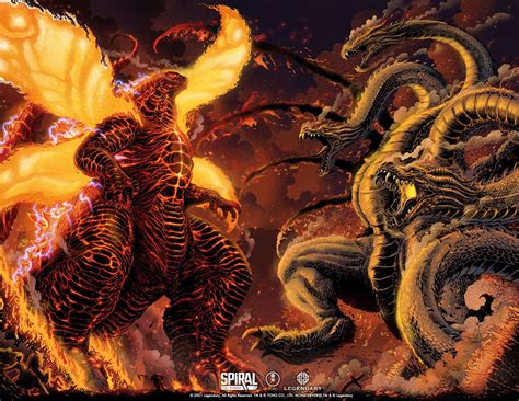 Matt Frank Burning Godzilla Godzilla Godzilla Monsterverse King