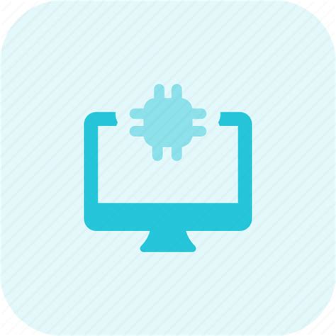 Desktop Processor Technology Icon Download On Iconfinder