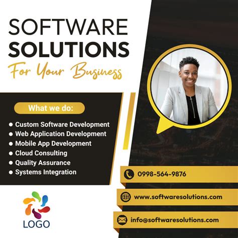 Software Development Company Flyer Template Postermywall