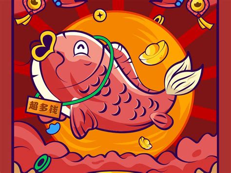 新年插画小木木呀 站酷zcool