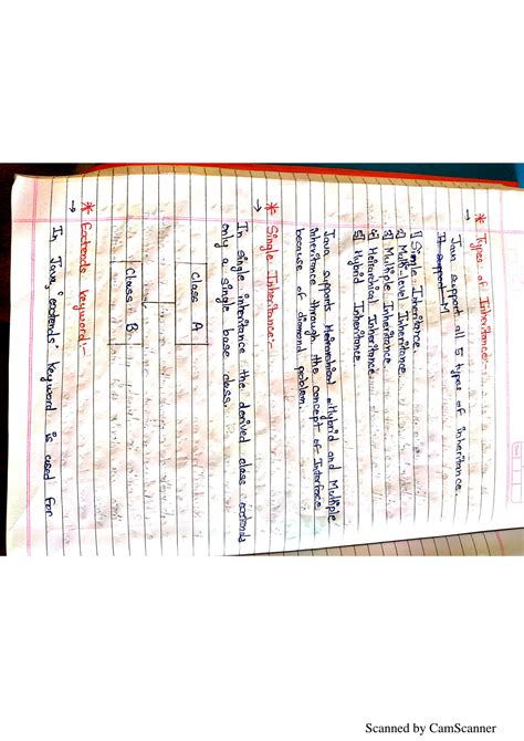 Solution Jpr Chapter 3 Handwritten Notes Java 22412 4th Sem Diploma