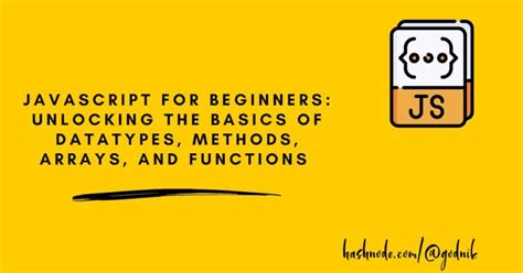 Nikhil Mishra On Linkedin Javascript Basics Datatypes Methods Arrays And Functions Beginn