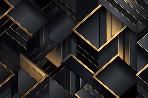 Premium Ai Image A 3d Illustration Of A Complex Geometric Pattern