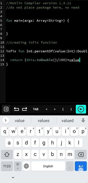 You Can Create Infix Function In Kotlin With An Extension Function With