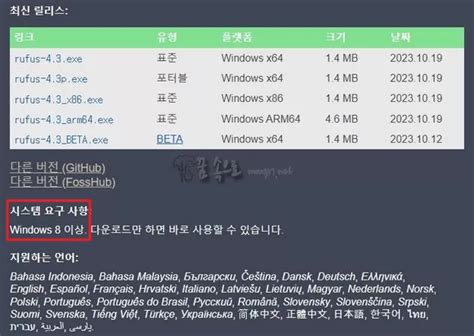 윈도우11 설치 Usb 만들기 And Tpm 우회 설치 패치 윈도우 부팅 Usb 만들기