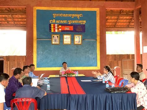 លោក ហុង ប្រុស អភិបាលរងស្រុក តំណាងលោកជា ច័ន្ទកញ្ញា អភិបាលស្រុក