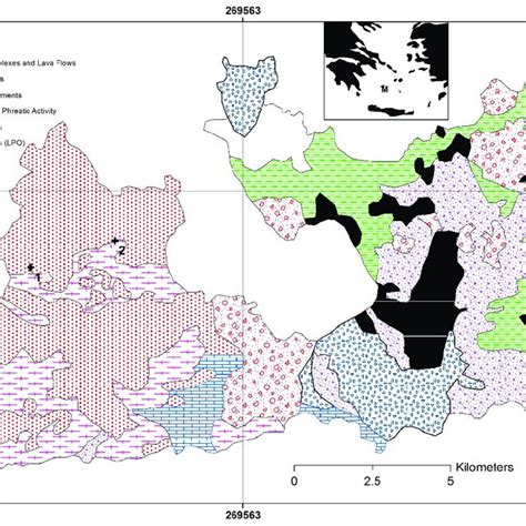 Results Of Mineral Prospectivity Mapping Mpm Modelling Superimposed