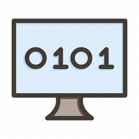 Binary Code Icon Download On Iconfinder On Iconfinder