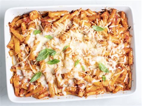 Chicken Parmesan Baked Ziti