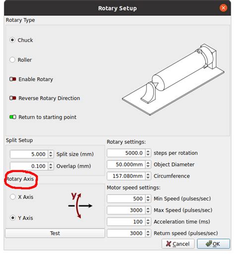 Rotary Weird Behaviour Letters Engrave On Half And Overlap Lightburn Software Questions