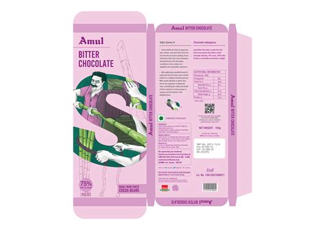 Amul Chocolate Packaging Design 10 Images Behance