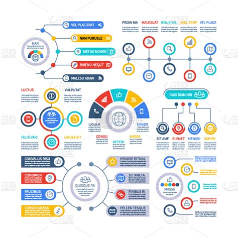 信息图表 金融 颁奖典礼 化学元素周期表 流程图 商务 图表 计划书 策略 流动